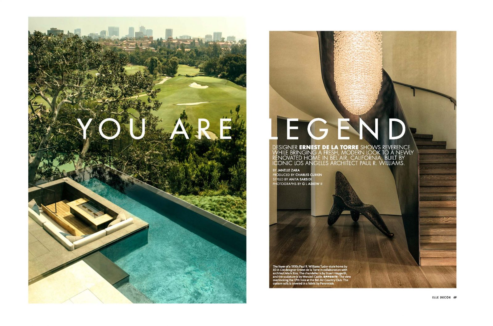 Elle Décor Exclusively Features RIOS-designed Bel Air Home - RIOS