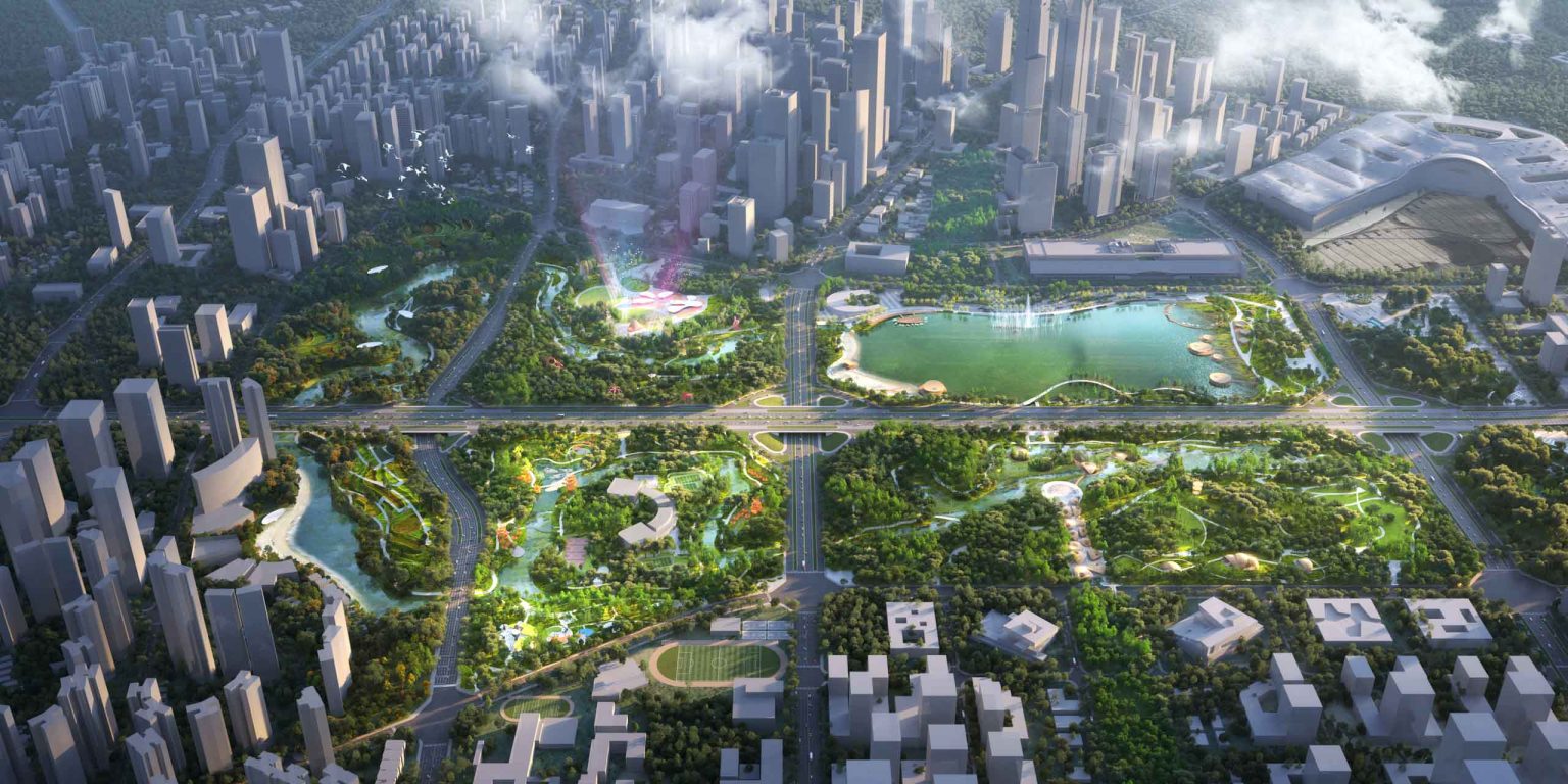 Chengdu Tianfu Central Park - RIOS