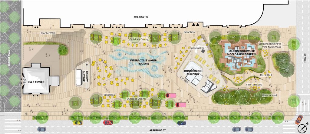 Skyline Park Improvements - Downtown Denver’s Vibrant Civic Park - RIOS