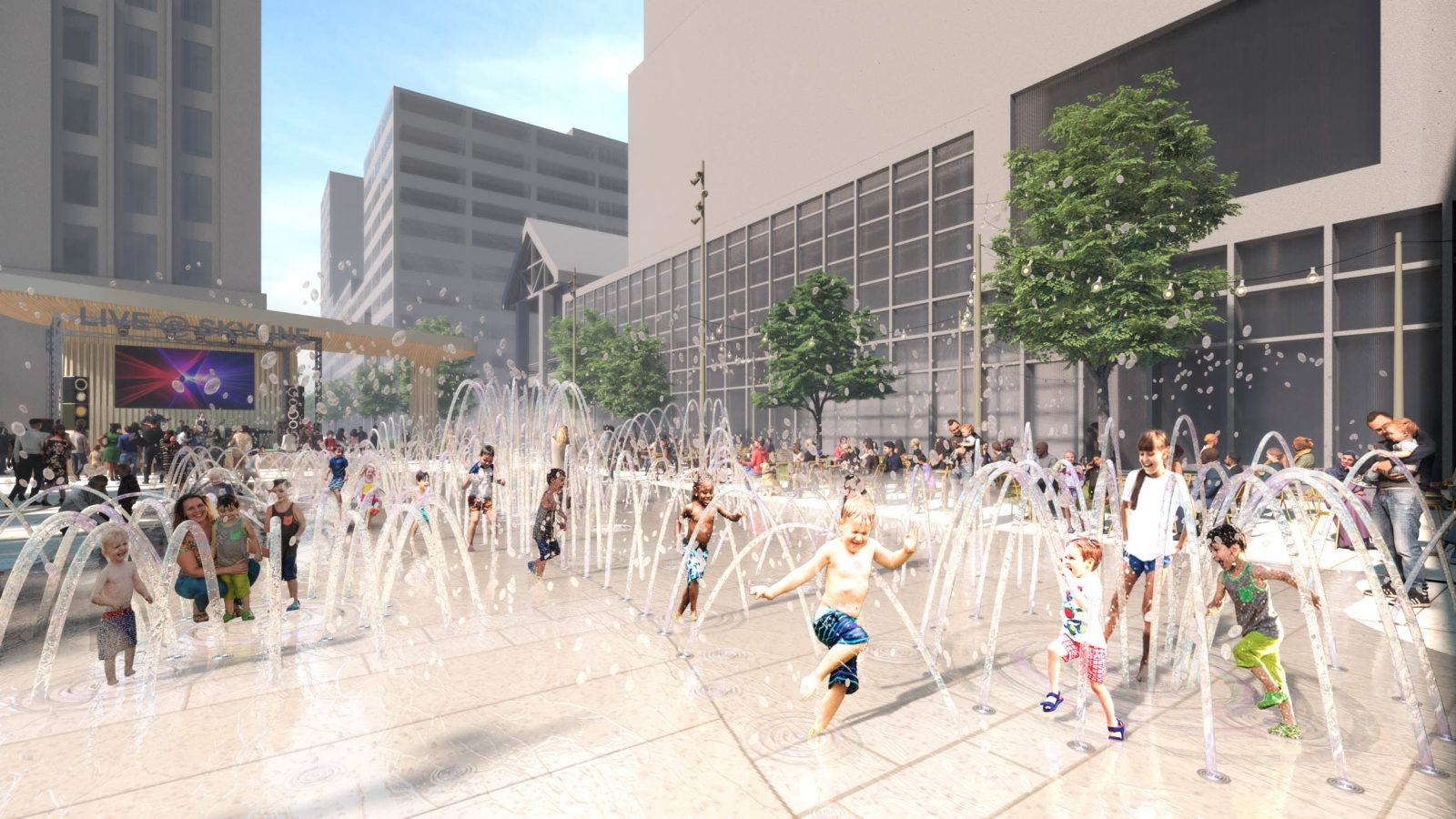 Skyline Park Improvements - Downtown Denver’s Vibrant Civic Park - RIOS